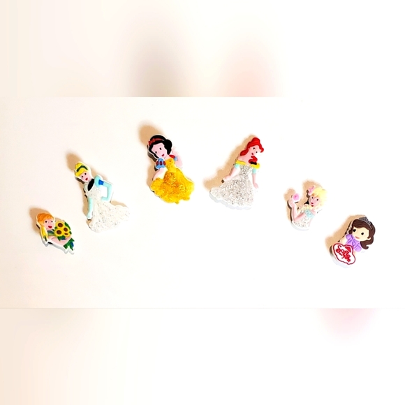 Accessories | Disney Princess 7 Piece Crocs Jibbitz Bundle | Poshmark